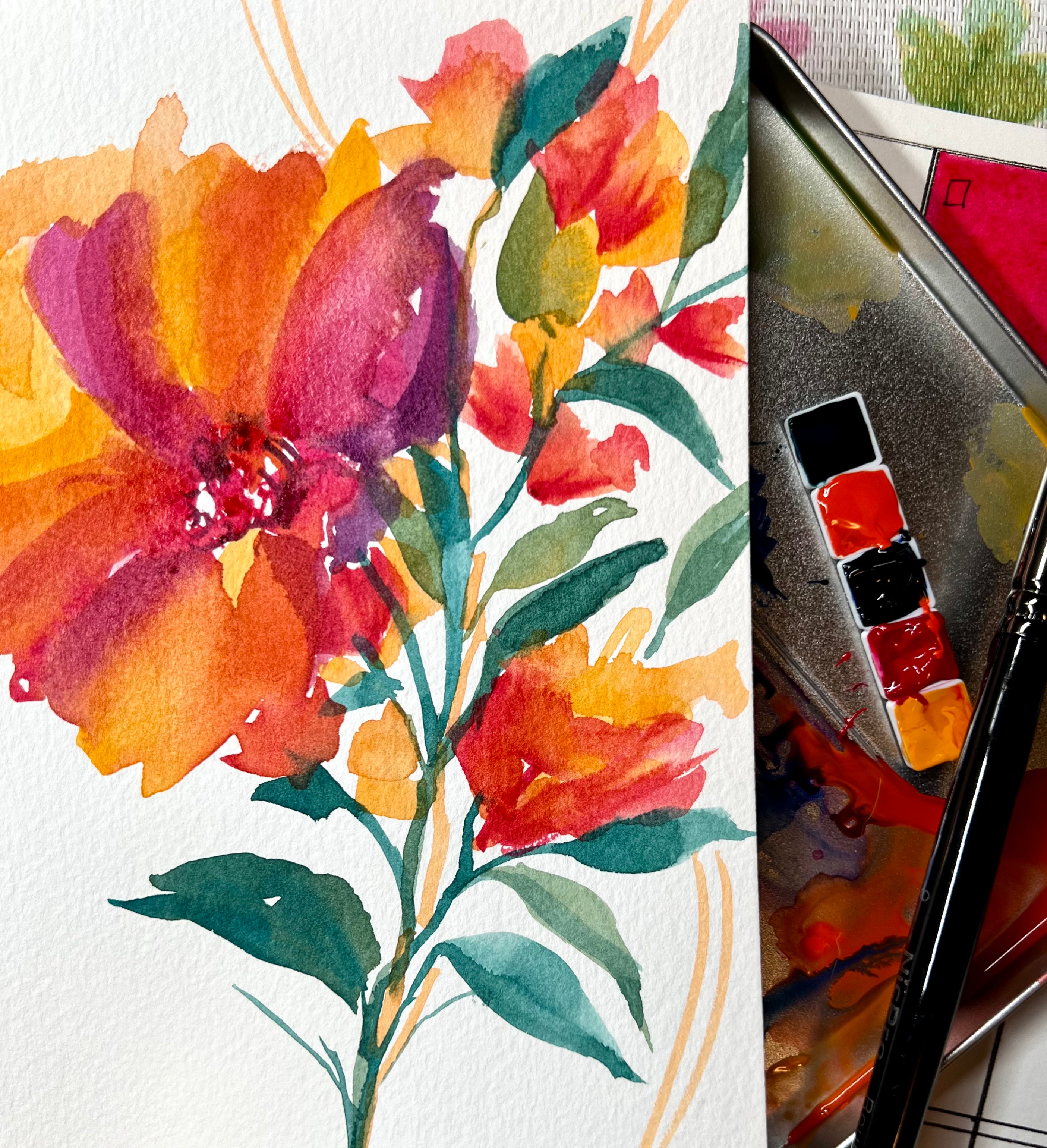 MaimeriBlu Sampler 5 Watercolor Set – Jax Watercolor